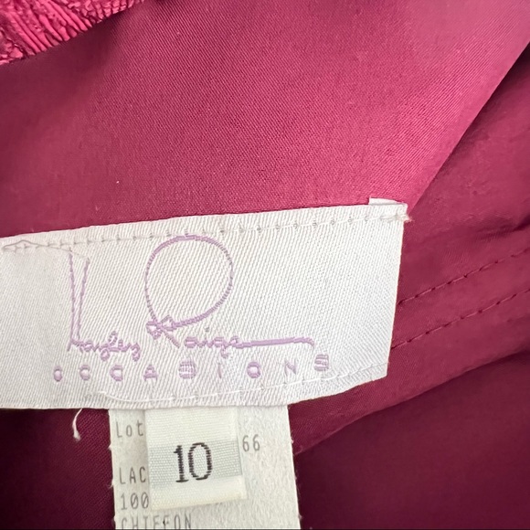 Hailey Paige Occasions | Dresses | Hailey Page Occasions Burgundy Lace ...